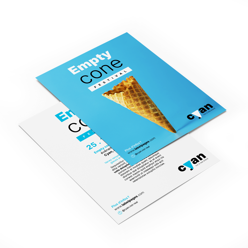 Imprimez vos flyers en ligne en Belgique – Labelpages